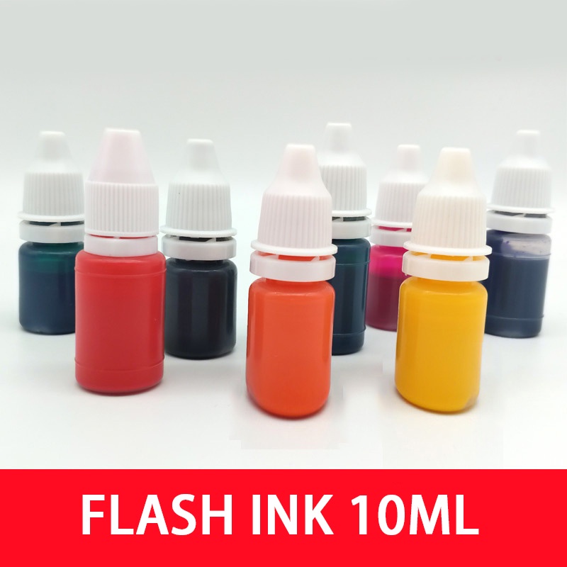 [READY STOCKS] 10ML FLASH STAMP INK REFILL / PRE INK FLASH INK / CHOP ...