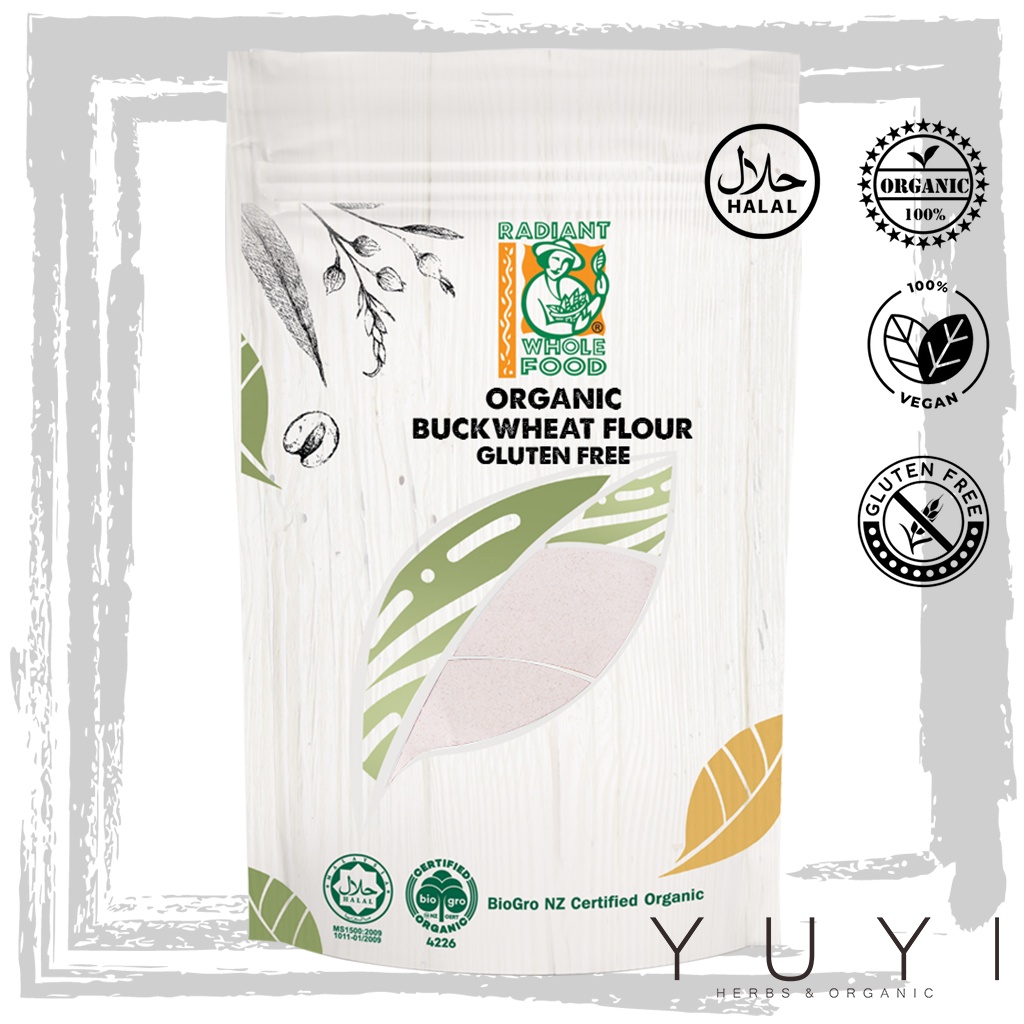【Radiant】Organic Buckwheat Flour, Gluten Free - 500g | Shopee Malaysia