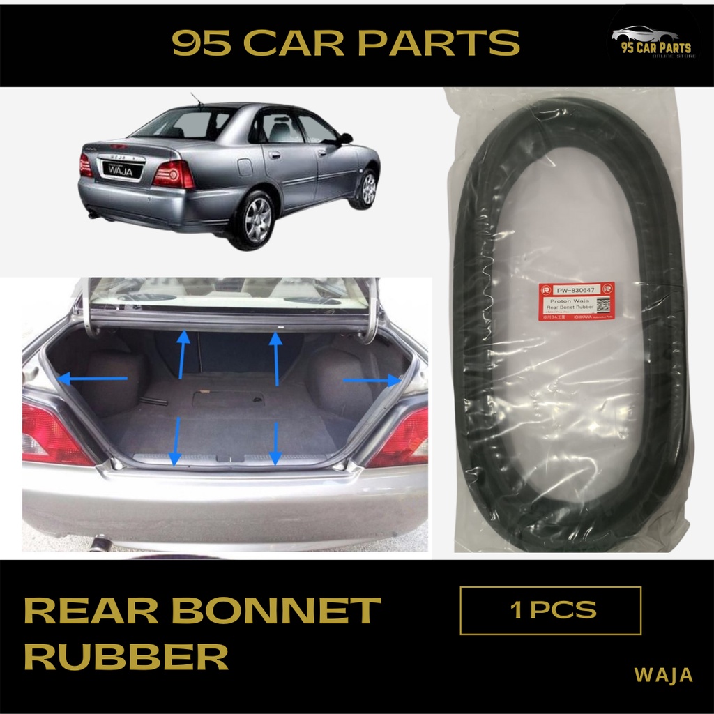 Rear Bonnet Rubber Proton Waja (ICHIKAWA) Getah Bonet Belakang ...
