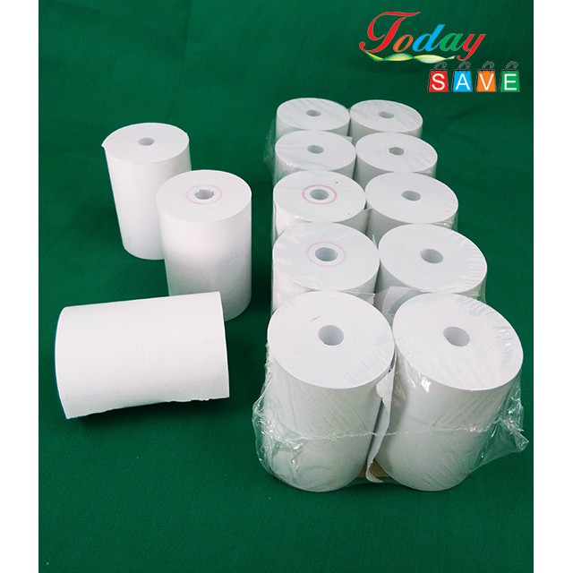 FoodPanda Coreless Thermal Paper Roll 57 mm x 34 mm Cashier Roll Blank ...