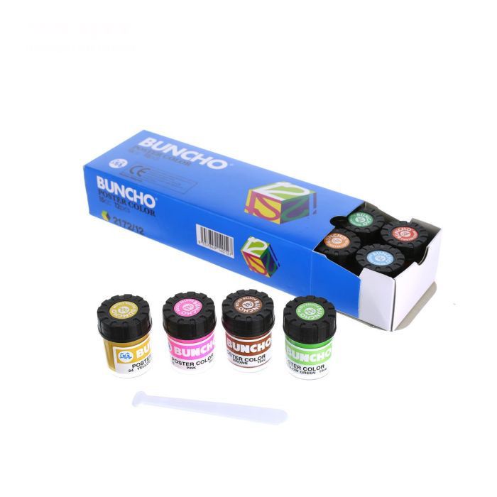 Buncho Water Colour Poster Colour Buncho 12s Poster Colour 15cc ...