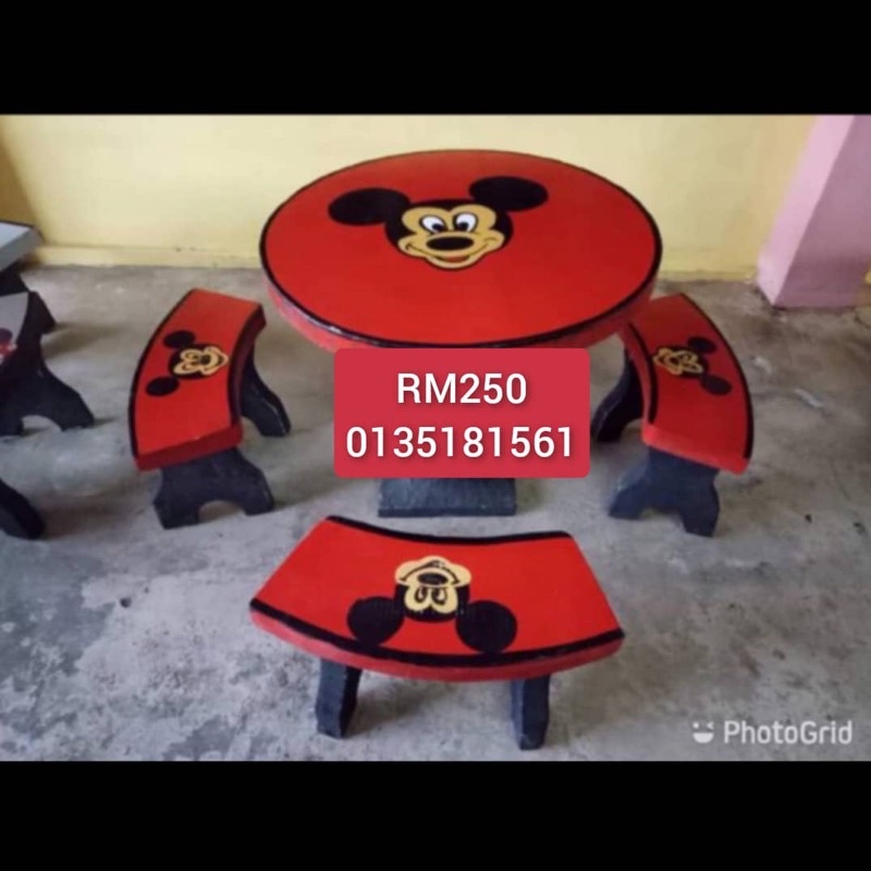 KERUSI MEJA BATU [UTK COD WSP 0135181561] SET MEJA KERUSI BATU MURAH ...