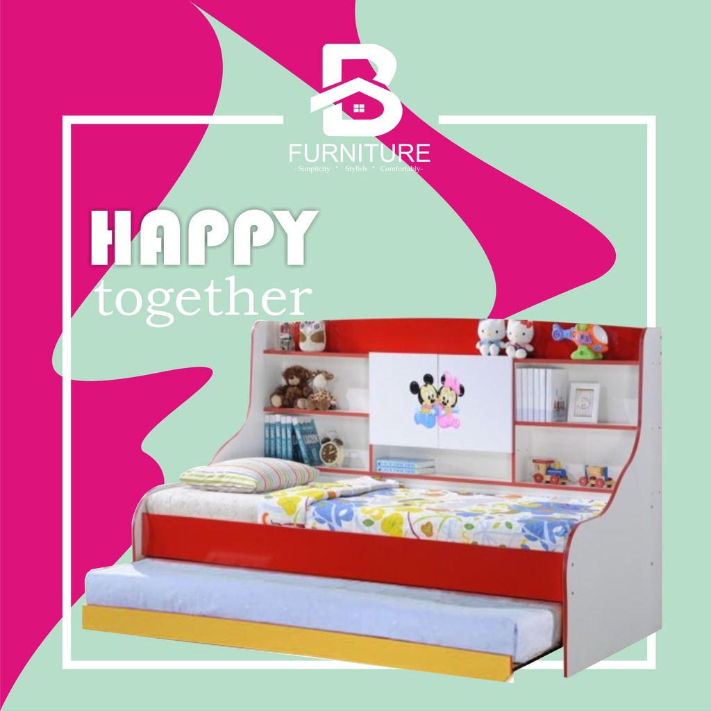 Children Bed / Anak Katil/ Mickey Mouse | Shopee Malaysia