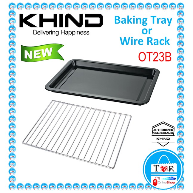 Khind Baking Tray / Wire Rack Only - Original ( OT23B ) | Shopee Malaysia