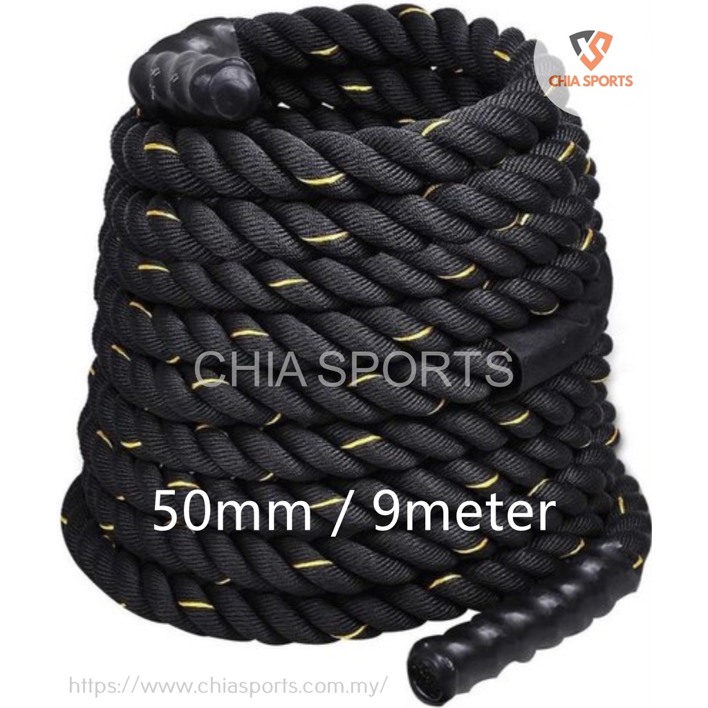 9M 5cm 50mm 2" Battling ROPE 2 Inch MMA Training Fitness Martial Art ...