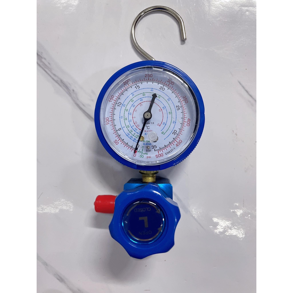 Manifold Gauge gas meter aircond with 3pcs Charging Hose Set R410a R32 R22 R134A R600 Air Cond ...