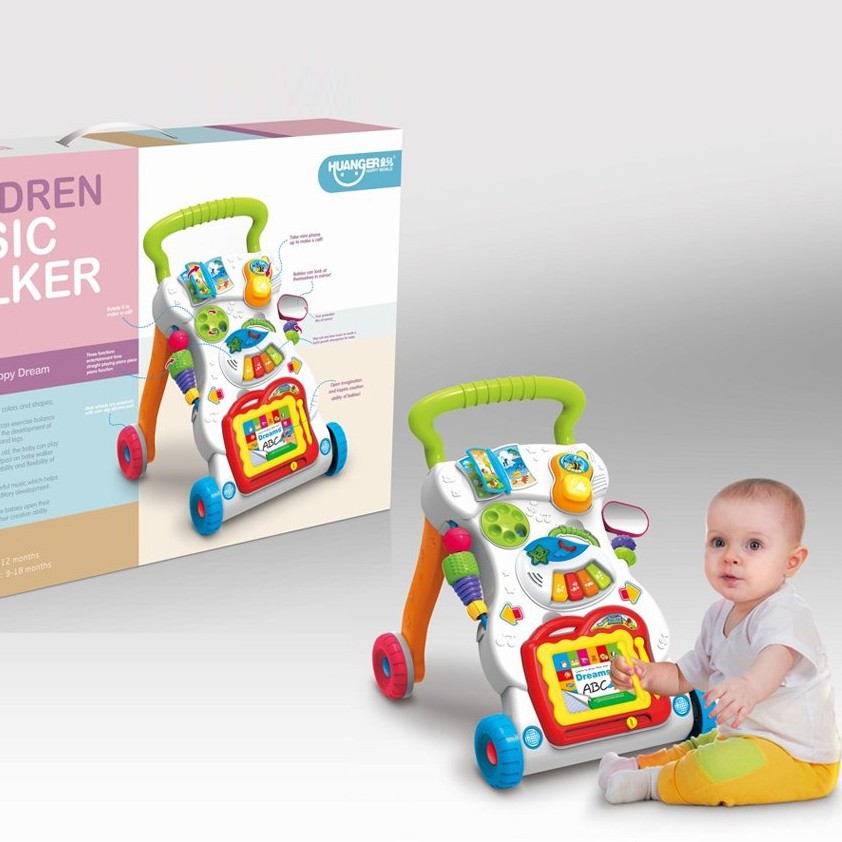 Baby Music Walker Multifunction Music Walker Baby Gift Walker Budak ...