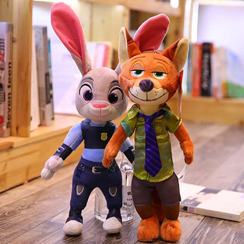 Judy Zootopia/zootropolis Hopps And Nick Wilde Plush Toy Ideal Kids For ...