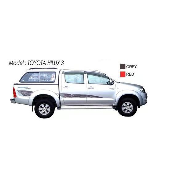 TOYOTA HILUX ORIGINAL DESIGN SIDE BODY STICKER - 3 | Shopee Malaysia