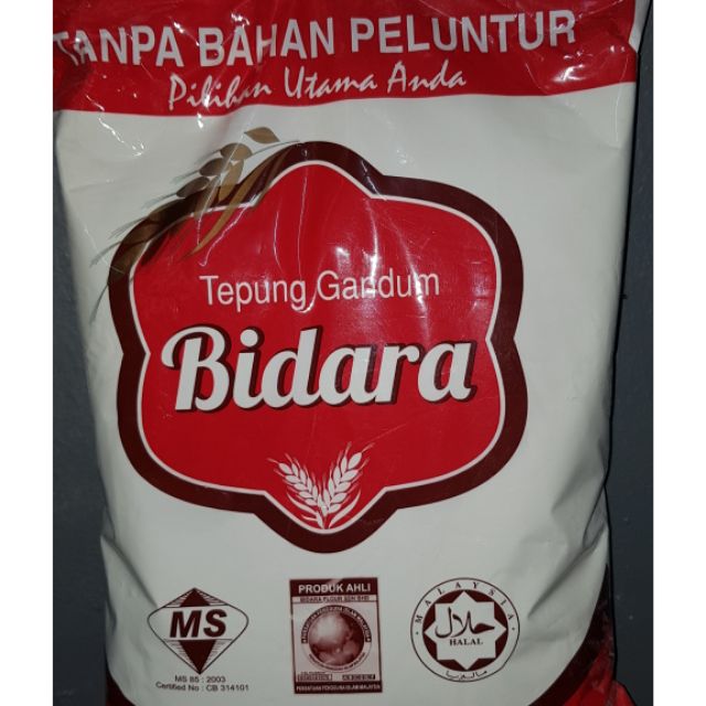 Tepung Gandum Bidara Tanpa Bahan Peluntur 1kg | Shopee Malaysia