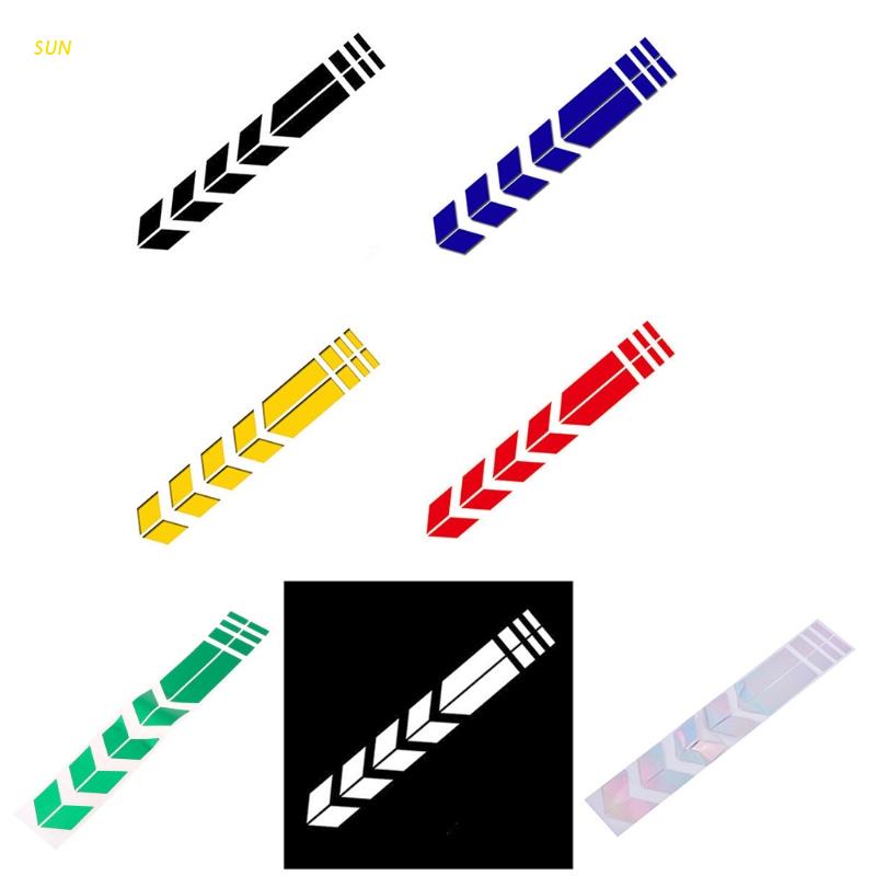 SUN Bicycle Reflective Sticker Motorcycle Frame Front Fork Decal Tape ...
