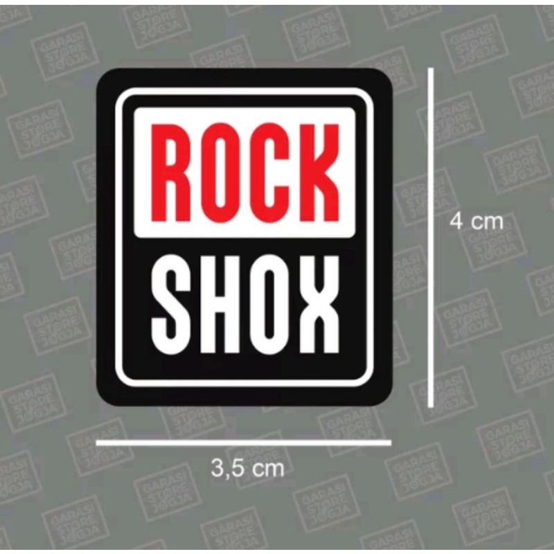 Rockshox sticker 3,5 x 4 cm | Shopee Malaysia
