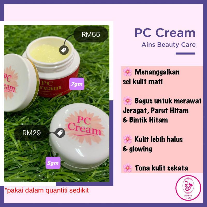 AINS BEAUTY CARE PC CREAM / PEELING CREAM JERAGAT PARUT HITAM KULIT ...