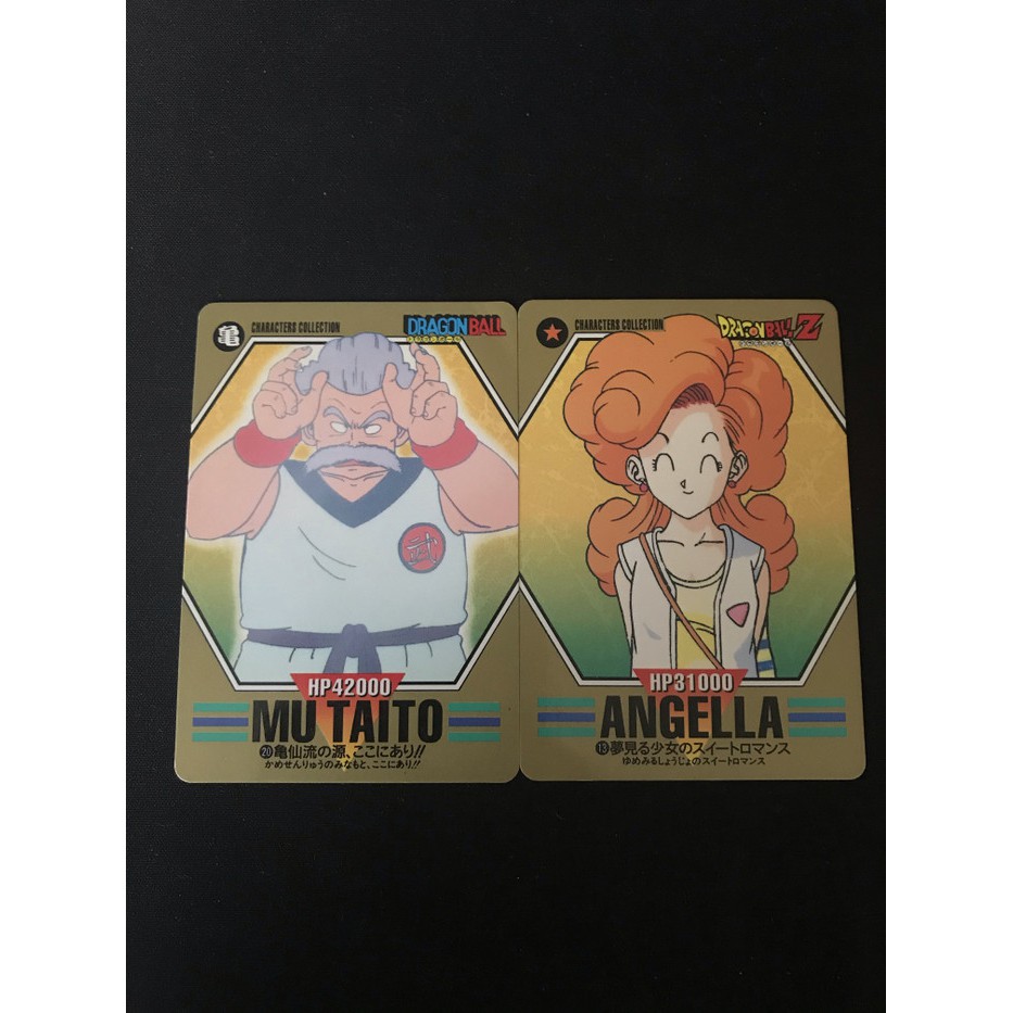 Original Dragon Ball Character Collection Mu Taito + Angella Card ...