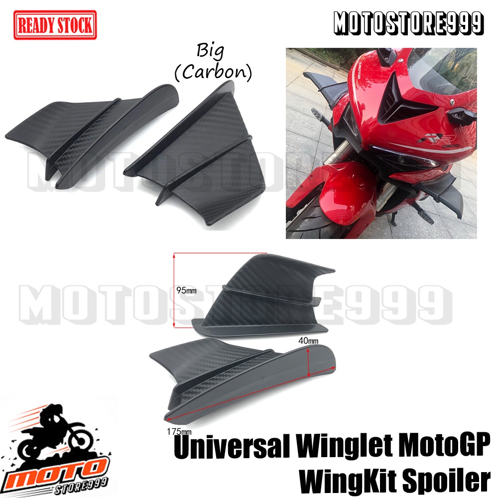 Universal Winglet MotoGP WingKit Spoiler READY STOCK | Shopee Malaysia