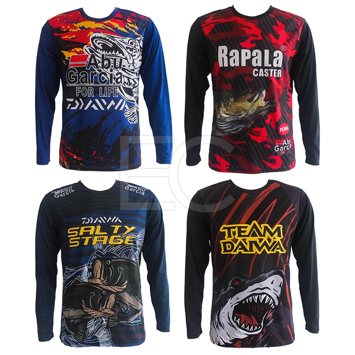 (HARGA BOOM) Baju Memancing Jersey Lengan Panjang Dewasa Pancing / Men ...