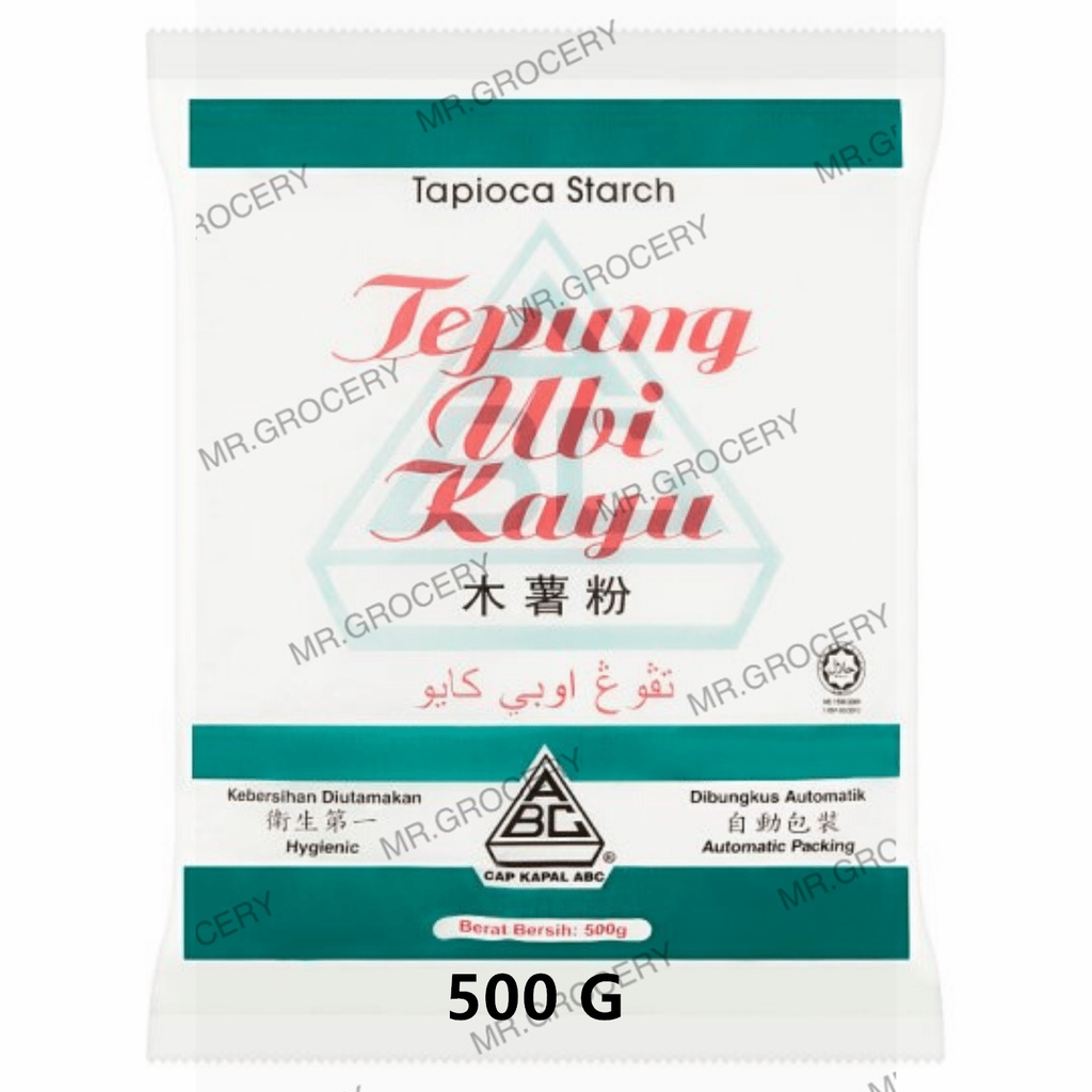 [READY STOCK] CAP ABC TAPIOCA STARCH TEPUNG UBI KAYU 木薯粉 500G & 1KG HALAL | Shopee Malaysia