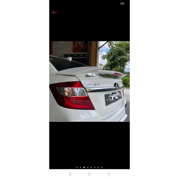 perodua bezza TRD V3 spoiler with Led brake lamp & Paint perodua bezza ...