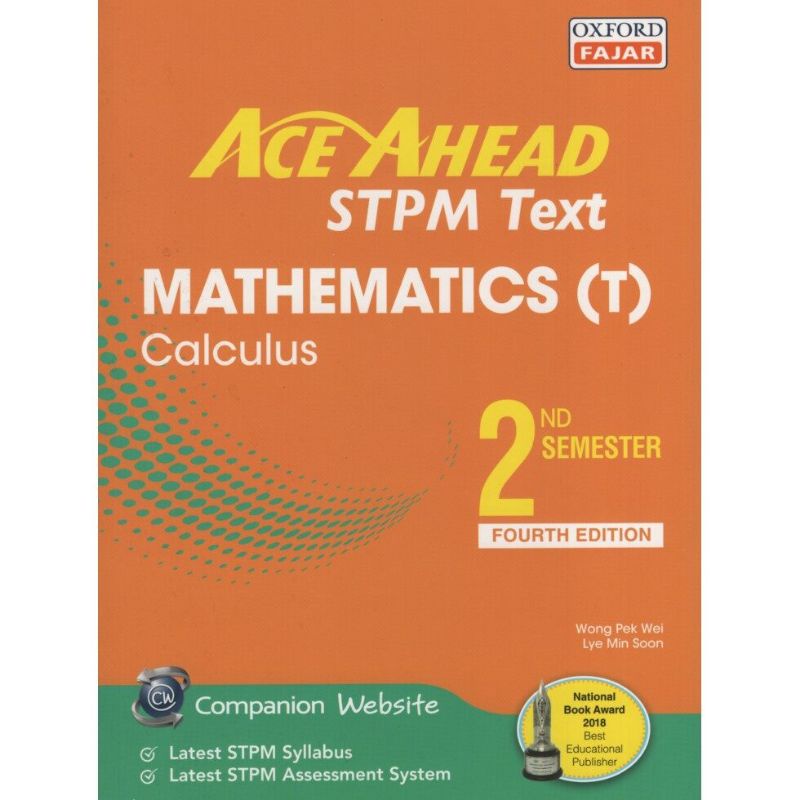 (NEW) ACE AHEAD STPM MATHEMATICS (T) TERM 2 FOURTH EDITION | Shopee ...