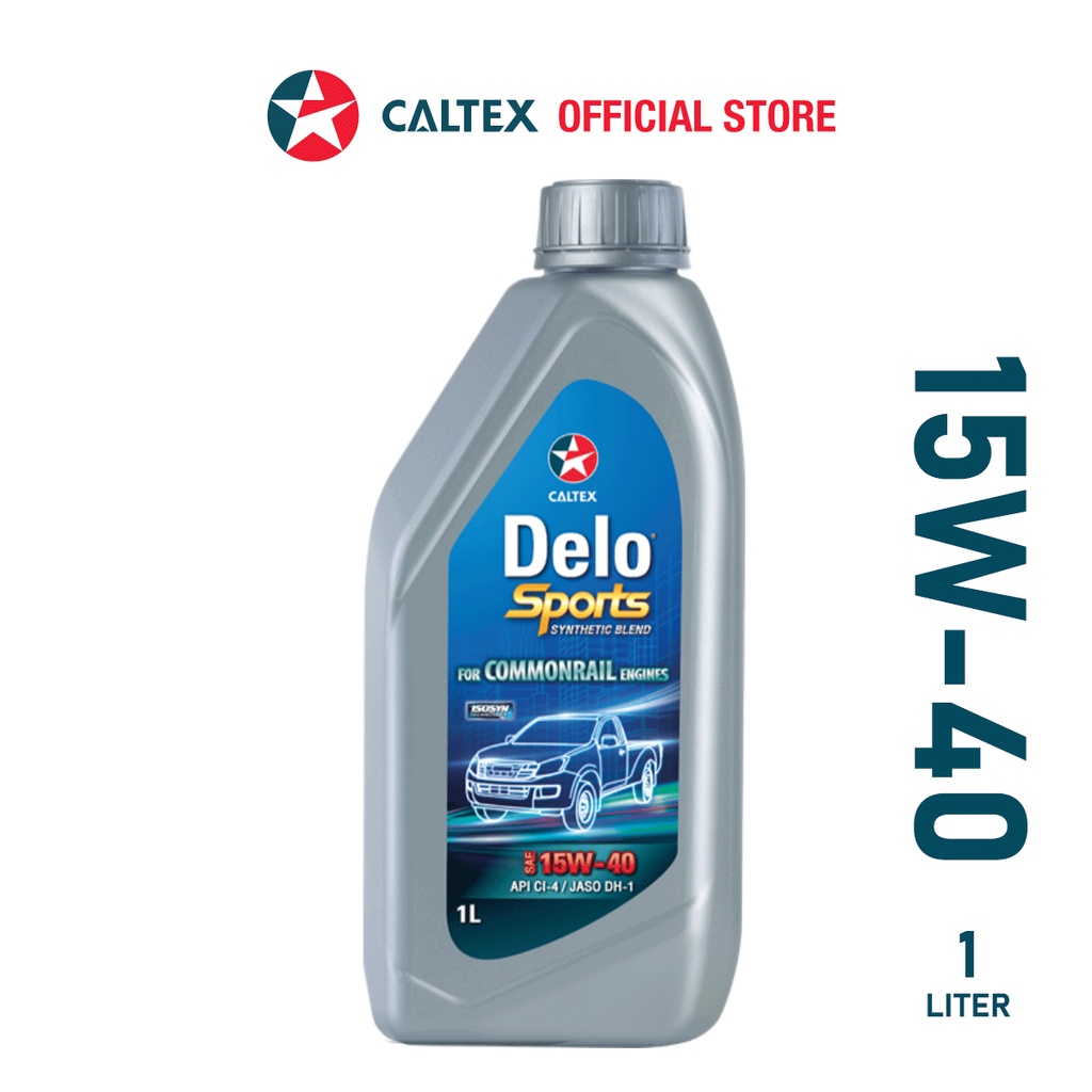 CALTEX Delo Sports Synthetic Blend Diesel Engine Oil 15W40 API CI-4 ...