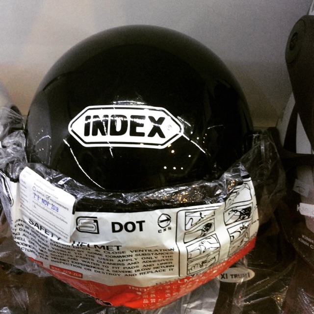 Index Thai Helmet full Black Button Glass | Shopee Malaysia