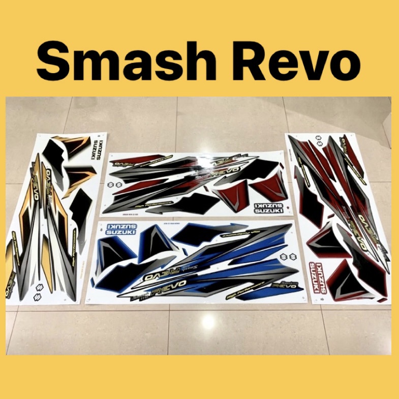 Suzuki smash revo(2) body sticker COVER SET COVERSET SMASH REVO ...