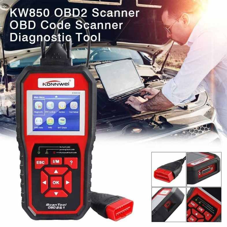 KONNWEI Universal OBD2 OBD Scanner Code Reader Car Code Scan Diagnostic ...