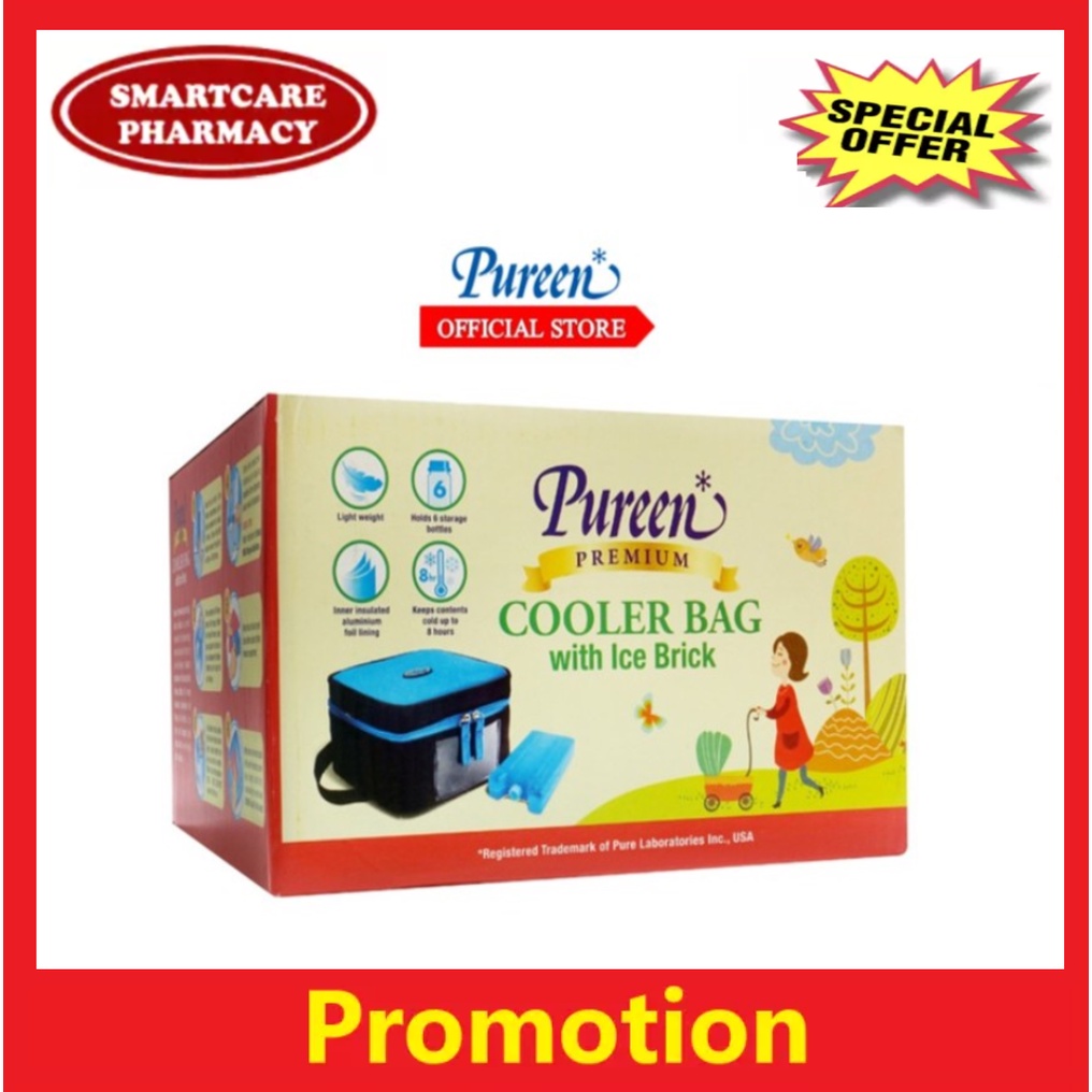 Pureen Cooler Bag with Ice Brick | Shopee Malaysia