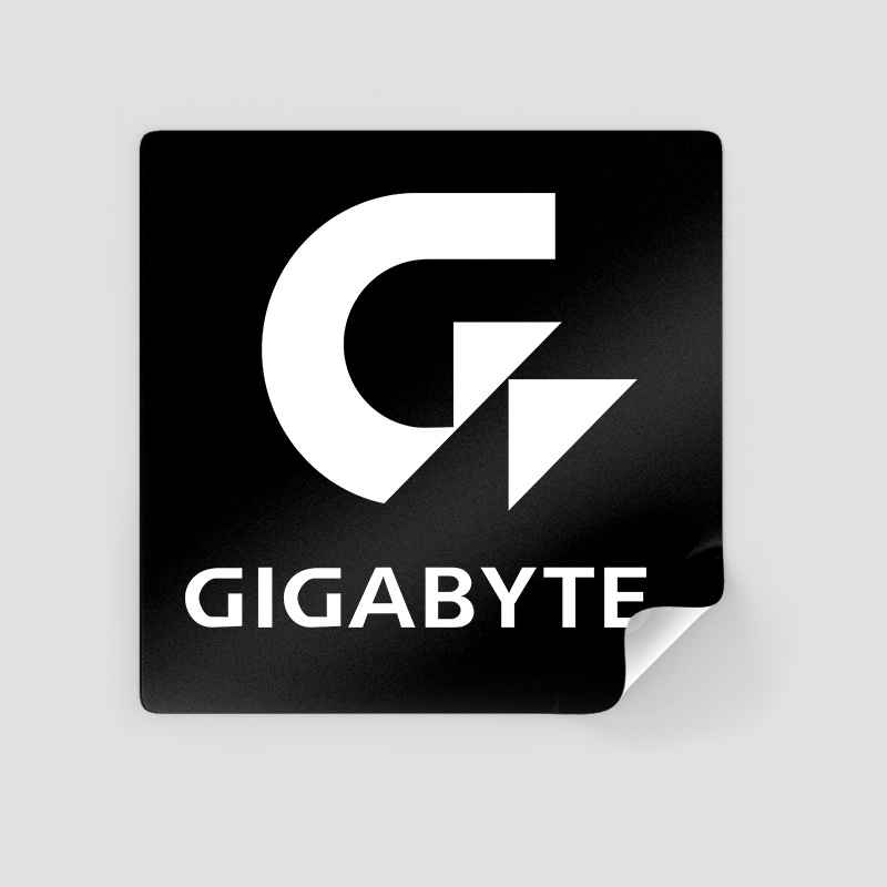 Gigabyte Waterproof Unit Logo Sticker | Shopee Malaysia