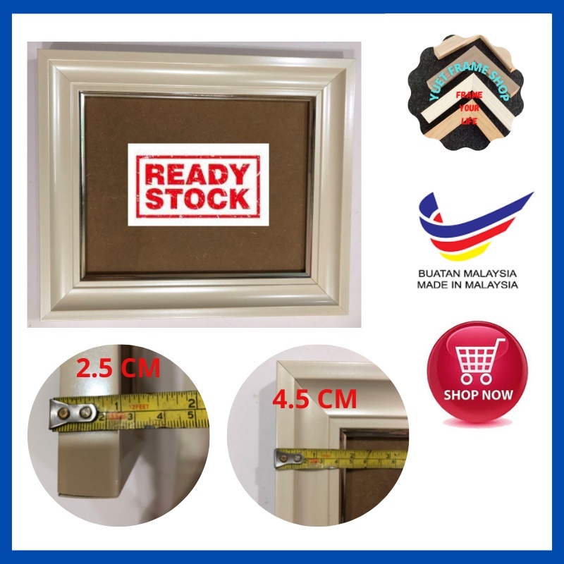 Photo Frame Gambar Bingkai Gambar Picture Wall Decorations 4R 5R 6R 8R A4 A3 10R 11R 12R ...