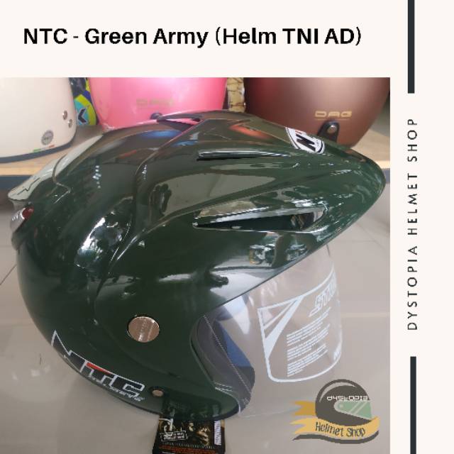 HIJAU NTC Green Army Glossy TNI AD Helmet is SNI Army Green NTC Helmet ...