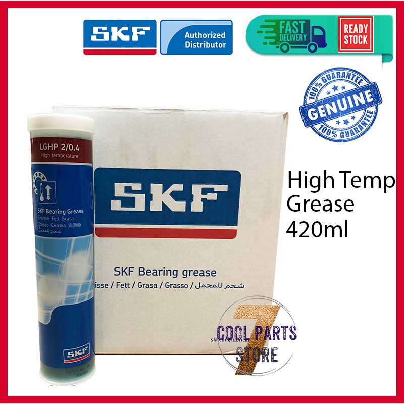 SKF Grease High Temperature Multipurpose Lubricant Grease Bearing SKF LGHP 2/0.4 (420ML) - 100% ...