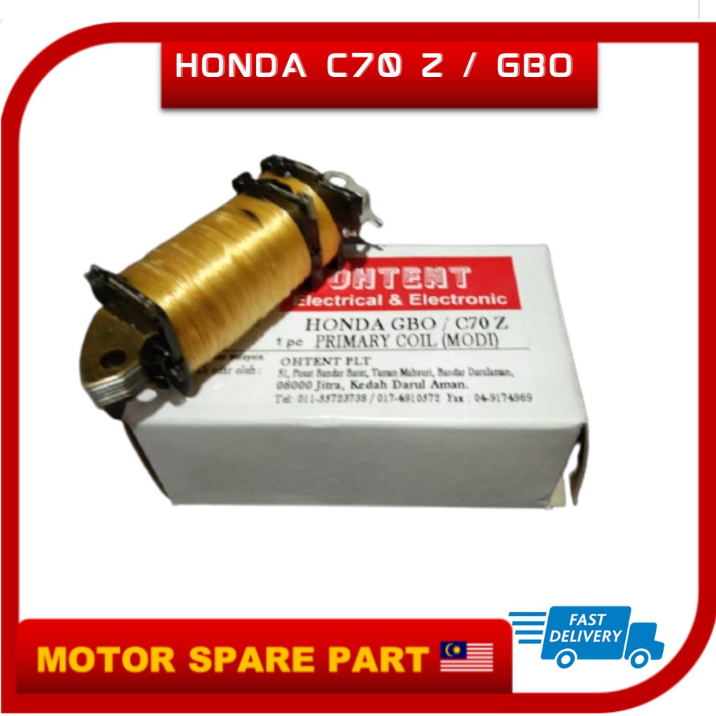 HONDA C70 Z / GBO PRIMARY COIL (MODI) | Shopee Malaysia