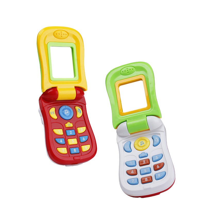 Infant Musical Toys Flip Moible Phone Baby Song Education Pretend Phone ...