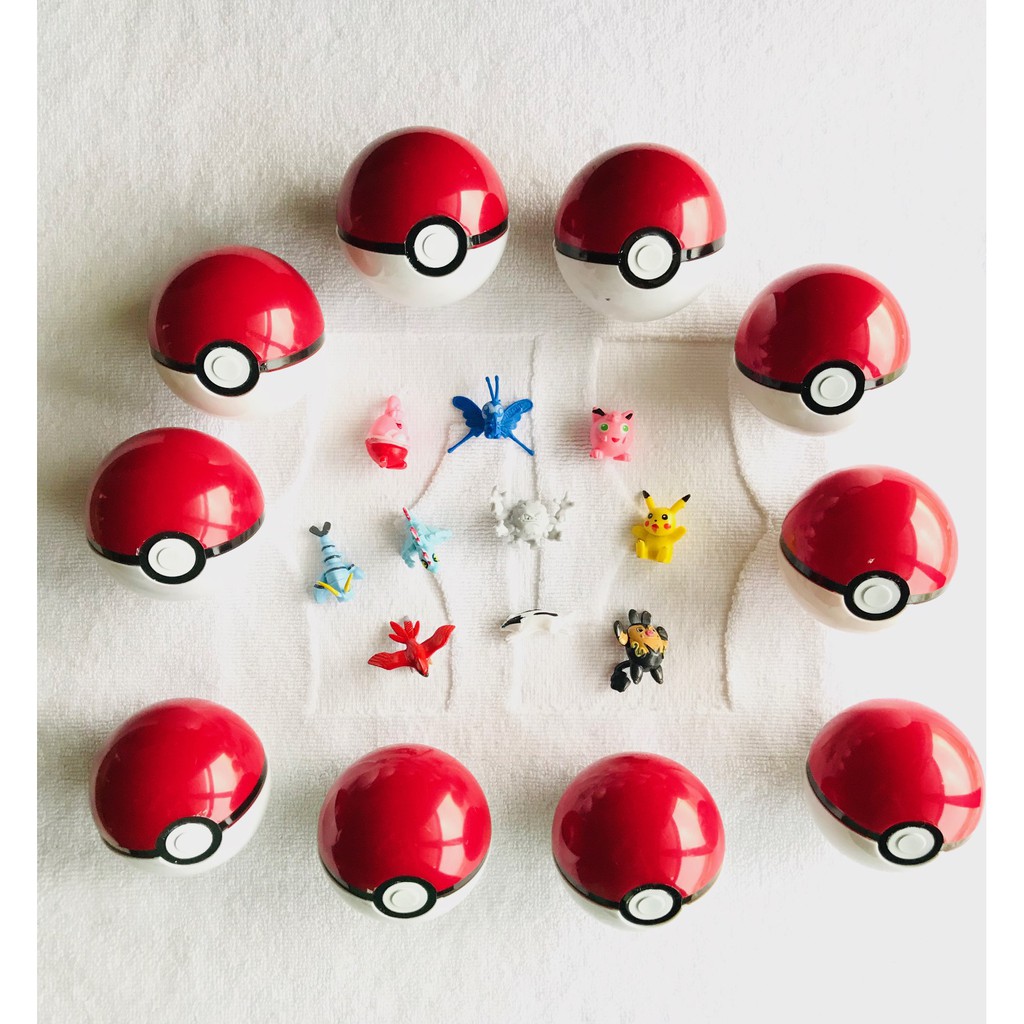 Pokemon Pokeball + Random Mini Figure Cake Topper | Shopee Malaysia