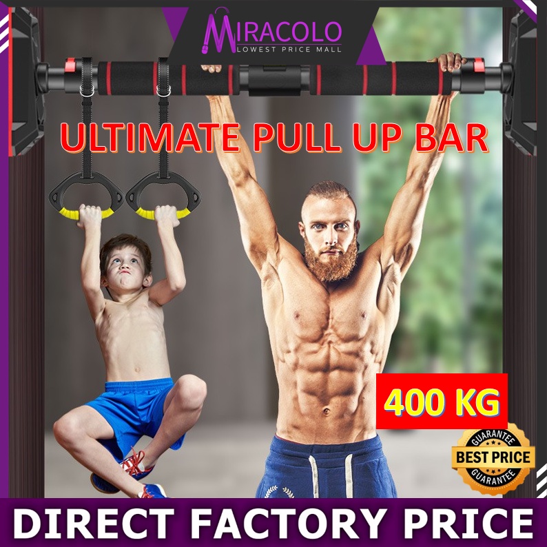 MIRA Ultimate 400kg Workout Pull Up Bar for Any Wall Surface Ultra ...