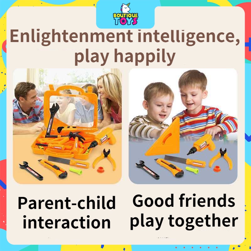 Children's toy toolbox, screwdriver set, hand pliers, pliers and other ...