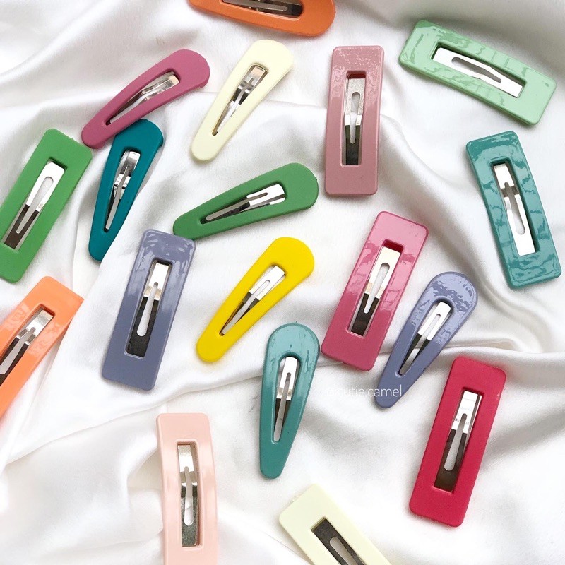 Colorful Hairpin Korean Colorful Mini Hair Pair | Shopee Malaysia