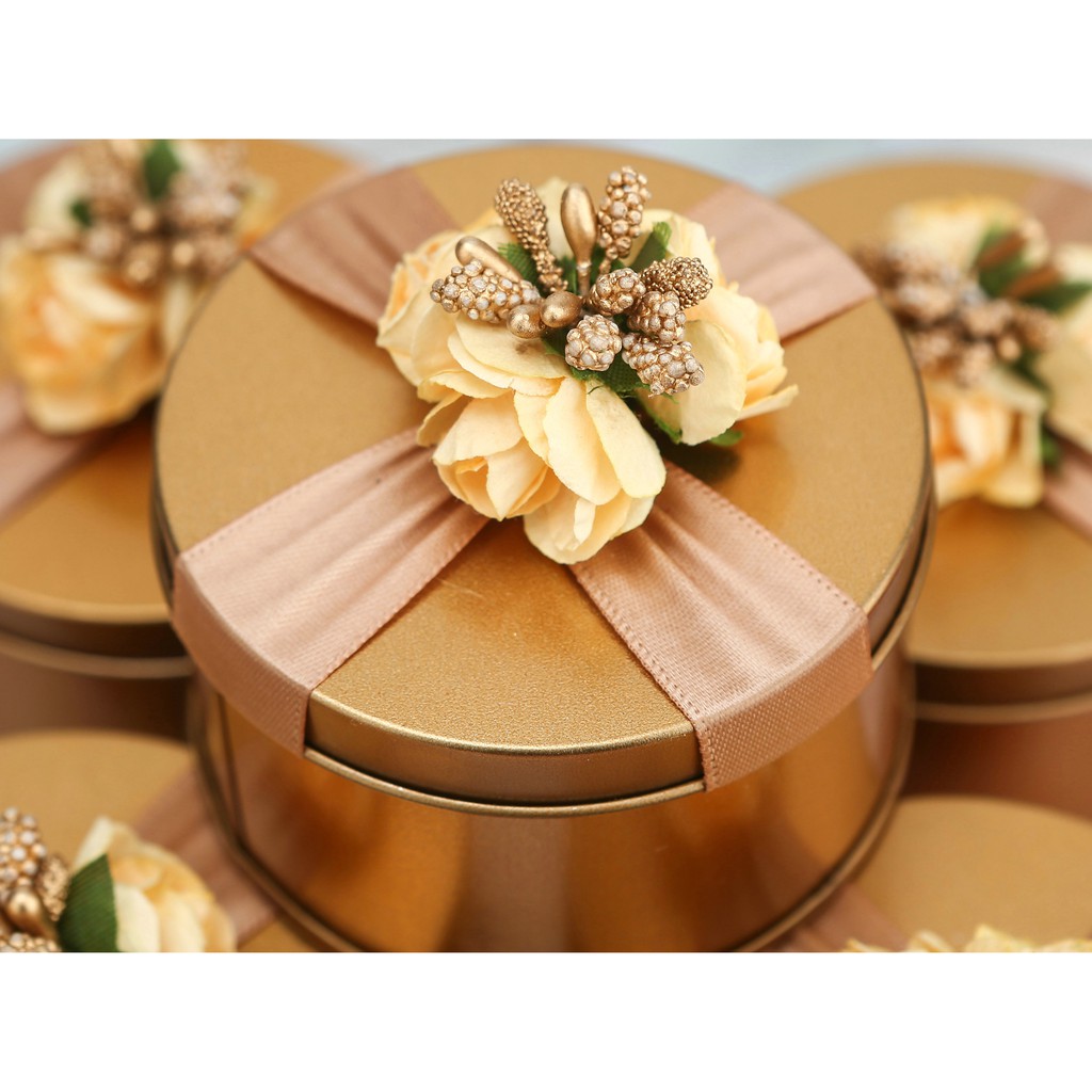 [CLEARANCE STOCK] VIP Exclusive Gift Candy Gold Box Tinplate for ...
