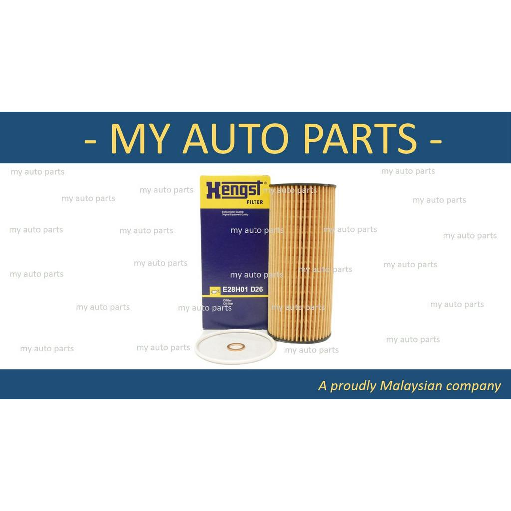 (E28H01 D26) HENGST OIL FILTER BMW E90-330D/E60-525D OIL FILTER (11 427 ...
