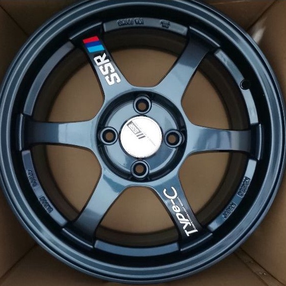 SPORT RIM TYPE C SSR 15X7JJ PCD 114.3, WAJA, PERSONA, SAGA BARU, GEN2 ...