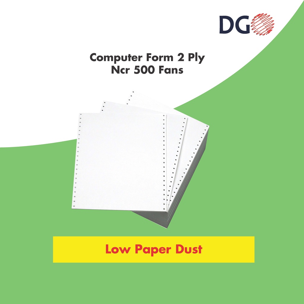 COMPUTER FORM 2 PLY NCR ( 500 FANS ) | Shopee Malaysia