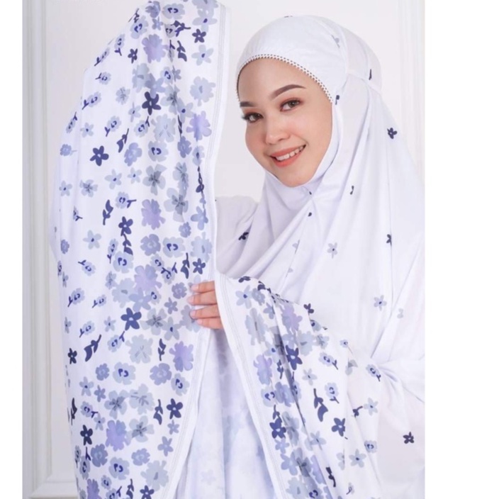 Nabella Telekung Bunga Sakura | Telekung Flora Sakura| Telekung Solat ...