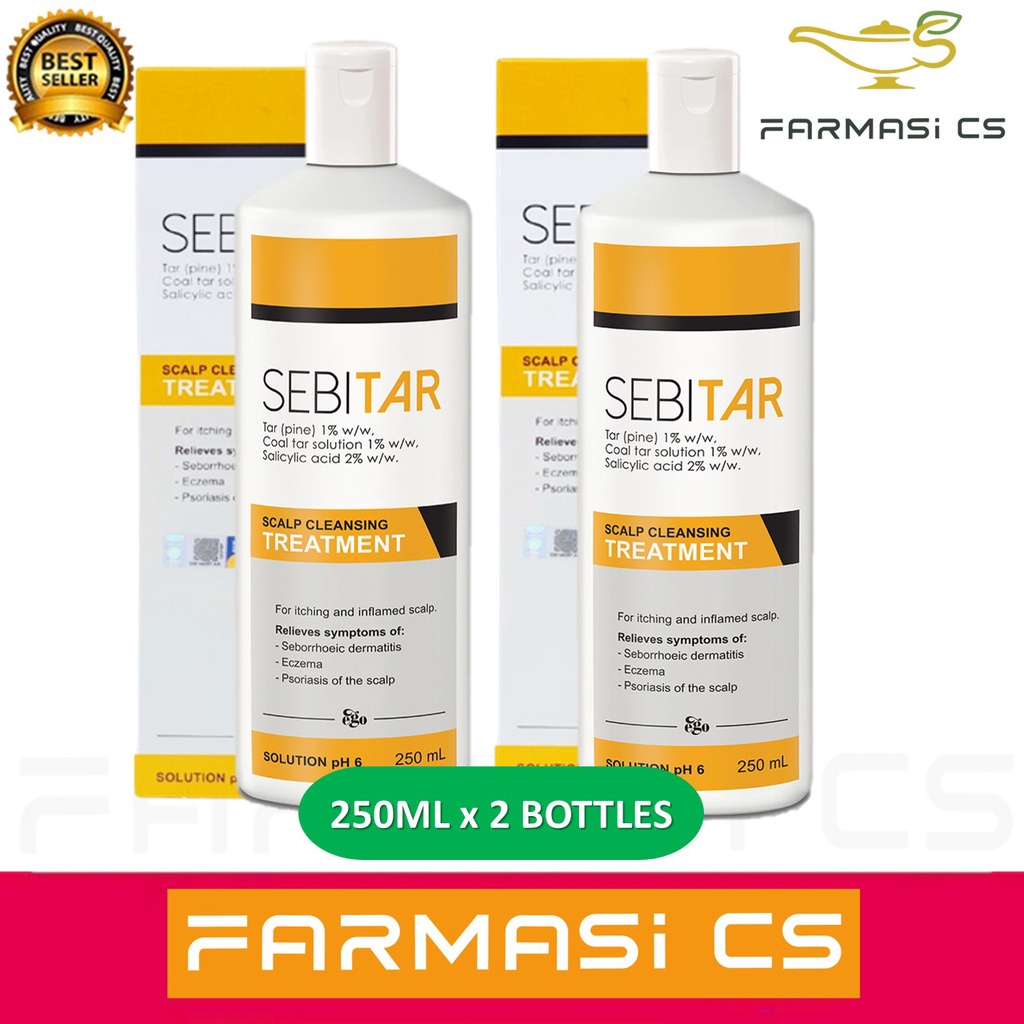 Ego Sebitar Scalp Cleansing Treatment 250ml x 2 bottles (TWIN) EXP:09/ ...