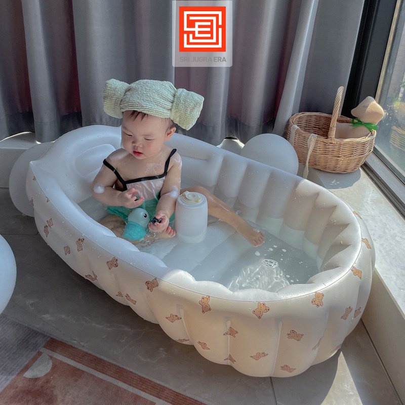 SJE Baby Inflatable Pool Portable bathtub Basin Mandi Baby Baby Bath ...