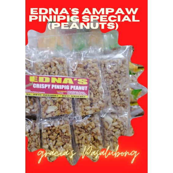 EDNA'S ampaw pinipig special (Butter/Peanut) | Shopee Malaysia