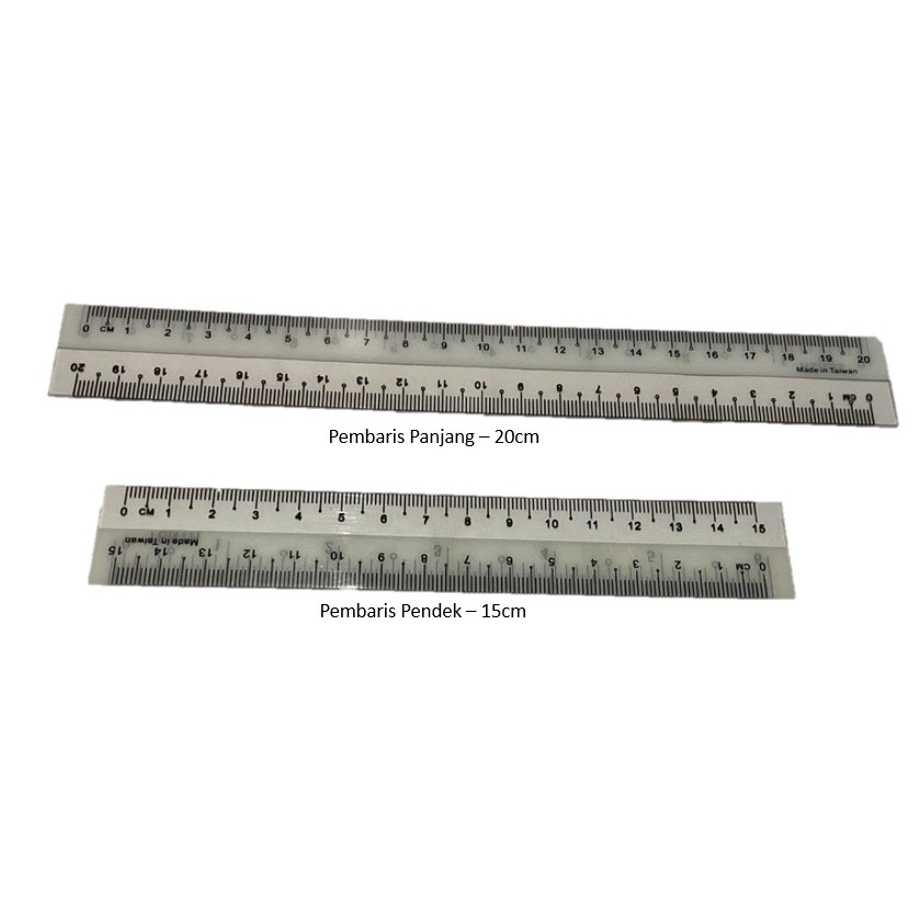 Pembaris Plastik/ High Quality Plastic Ruler (15cm / 20cm) | Shopee Malaysia