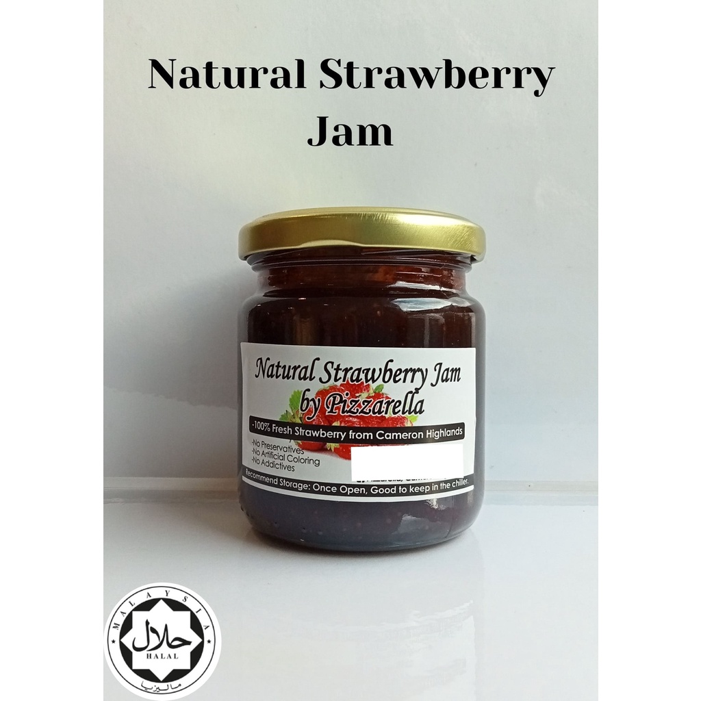 Natural Pure Strawberries Jam (250g) by Pizzarella, Cameron Highlands ...