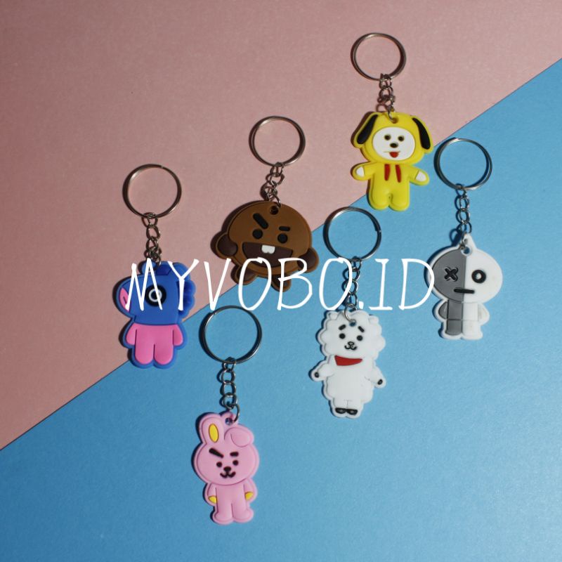 GANTUNGAN Bts KPOP BT21 MINI Keychain/BTS Accessories Keychain/BT21 ...