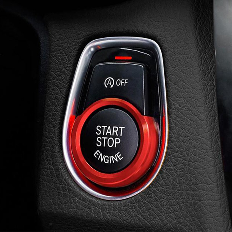 Start Key Decorative Button Cover Trim For BMW 1/2/3 Series F20 F21 F30 ...